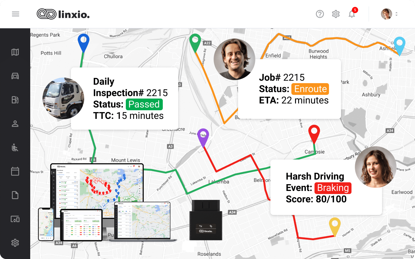 GPS Tracking Software For Business - linxio.com